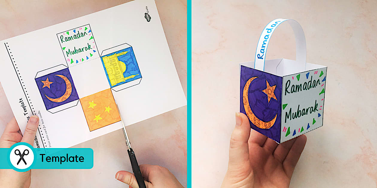 Ramadan Gift Basket Craft | Printable Ramadan Activities