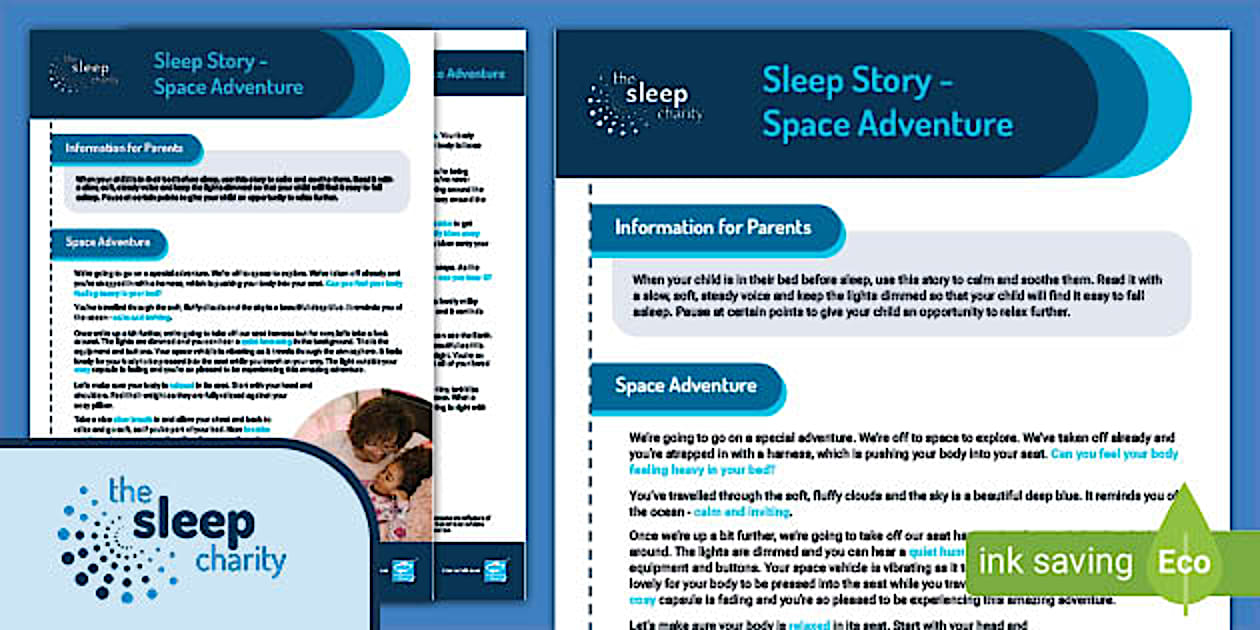 The Sleep Charity: Relaxation Bedtime Story (teacher made)
