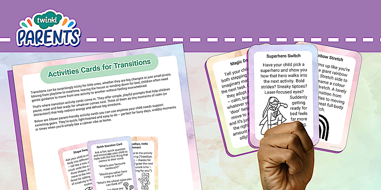 SEND Transitions Activity Cards