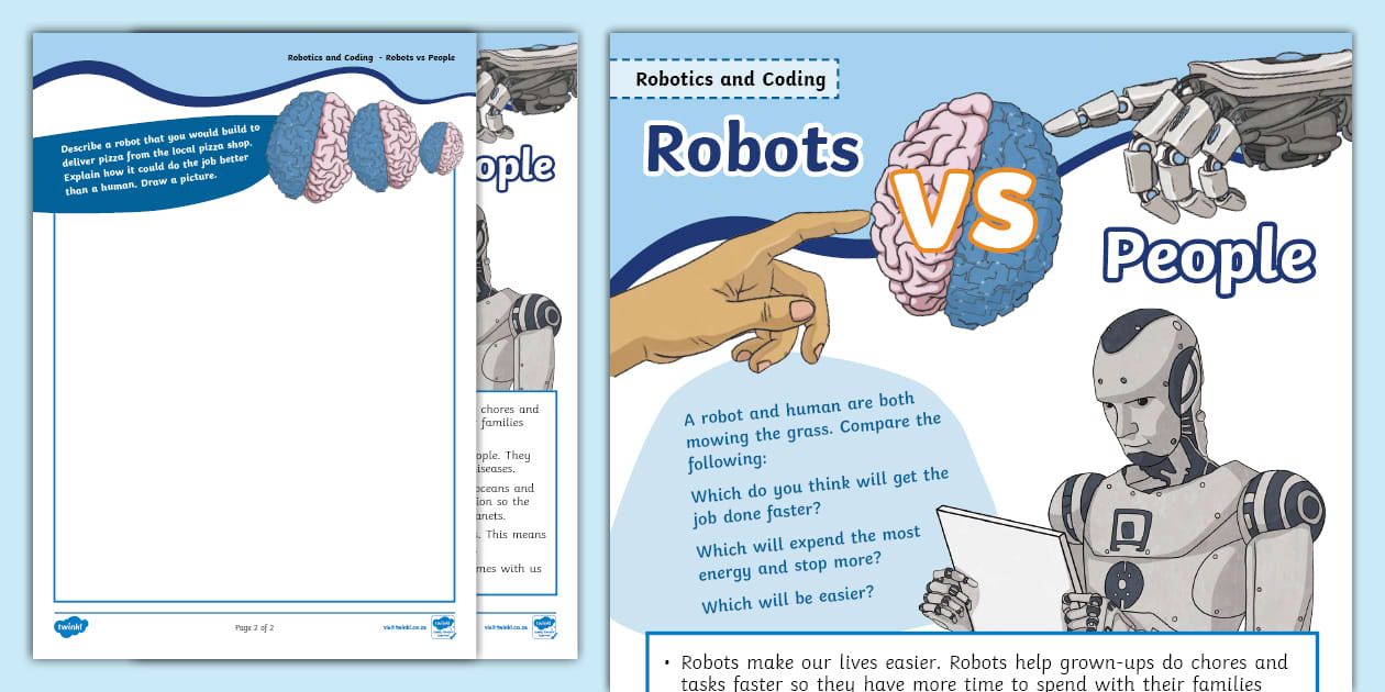 Robotics and Coding - Robots vs People (professor feito)