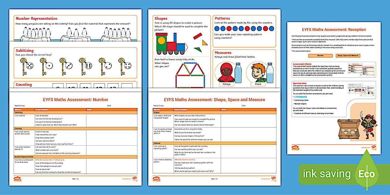 EYLF Maths Check-In Assessment (teacher made) - Twinkl