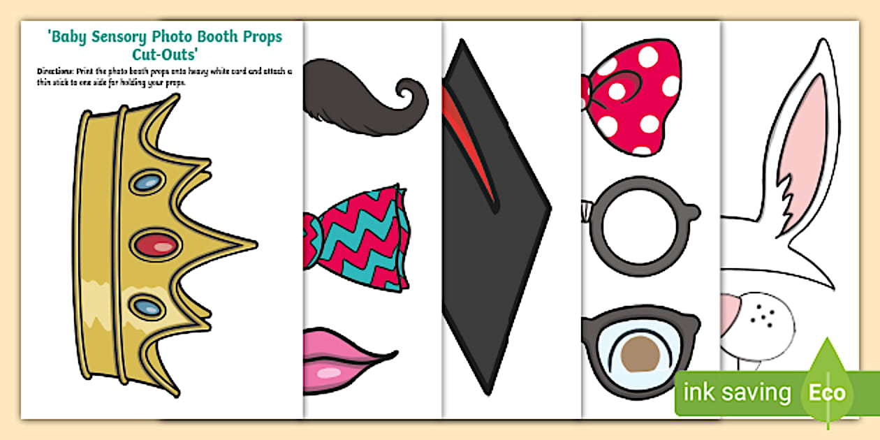 Sensory Baby Photo Booth Props - Birth to Two - Parents