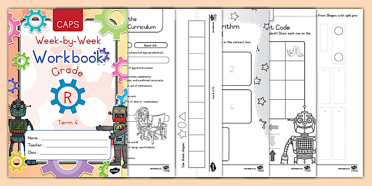 Robotics and Coding Grade R Term 4 CAPS Curriculum Workbook