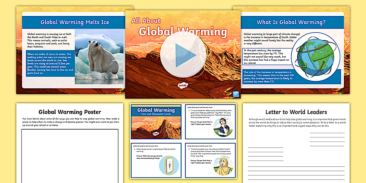 Global Warming Activity Pack - Primary Resources - Twinkl