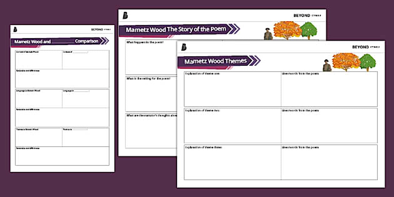 Mametz Wood Activity Pack (teacher made) - Twinkl