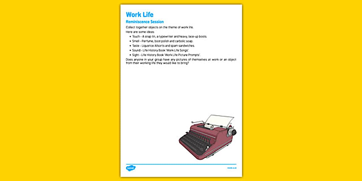 Black and White Elderly Care Life History Book Work Life Reminiscence ...