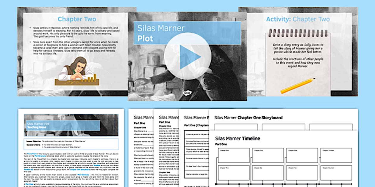 GCSE Silas Marner Plot Resource Pack (teacher made) - Twinkl