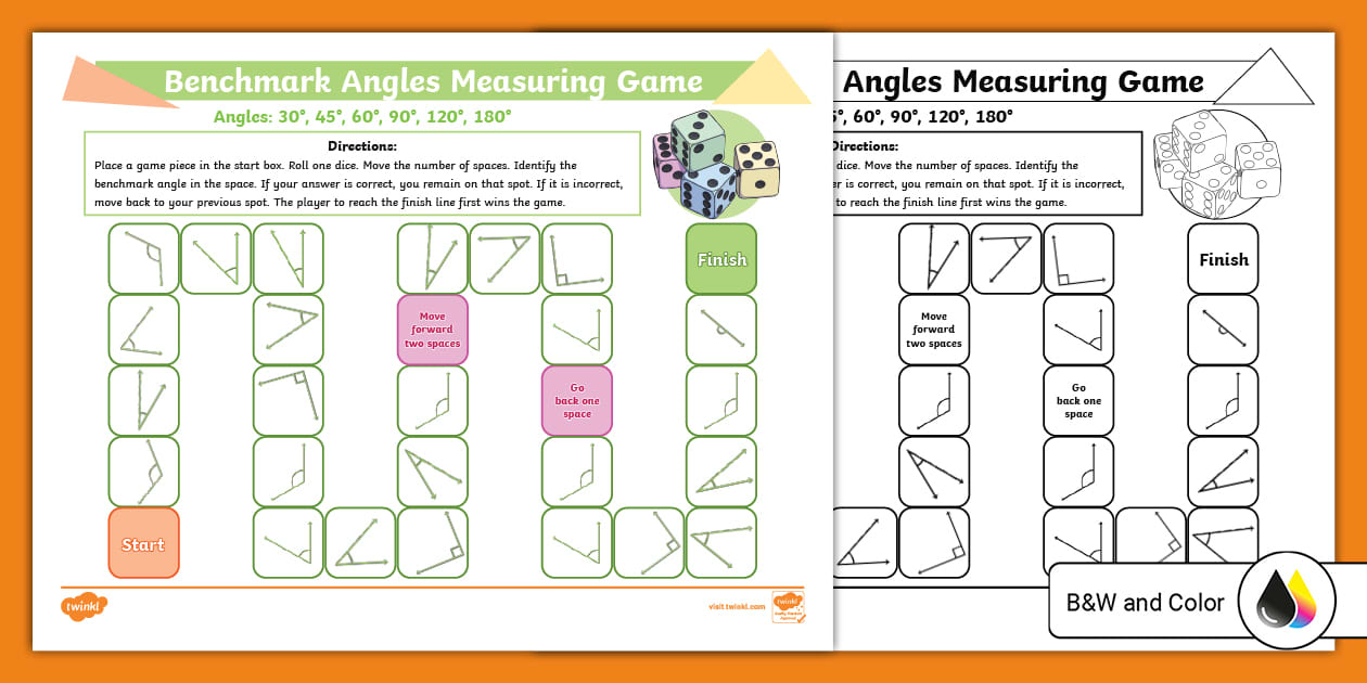 Angle Game | Math | Twinkl USA (Teacher-Made) - Twinkl