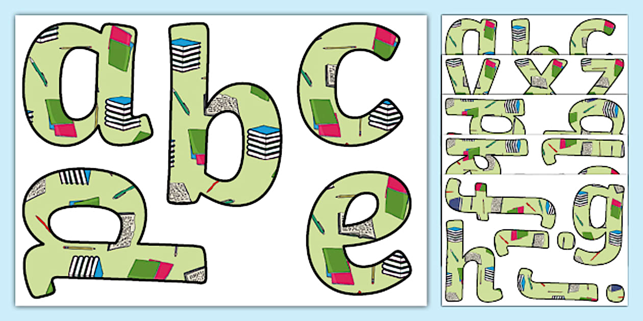 Primary Display Lettering - Classroom Resource - KS1 & KS2