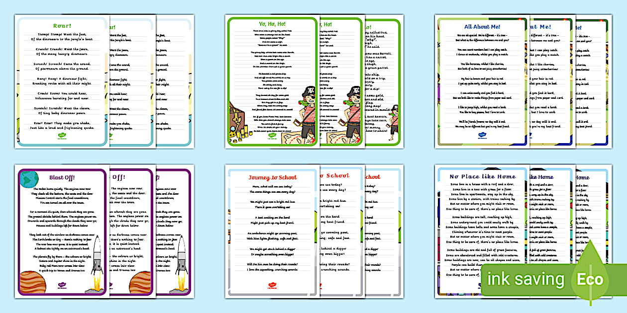 KS1 Handwriting Poems Pack (teacher made) - Twinkl