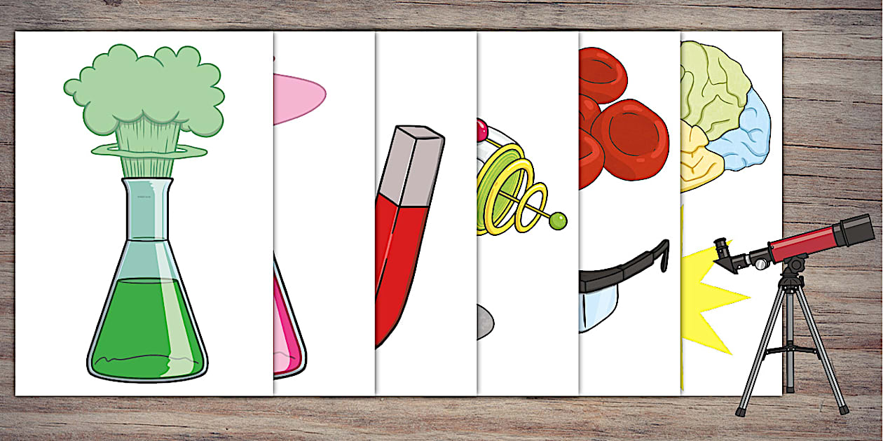 Mad Science Photobooth Props | Twinkl Party (teacher made)