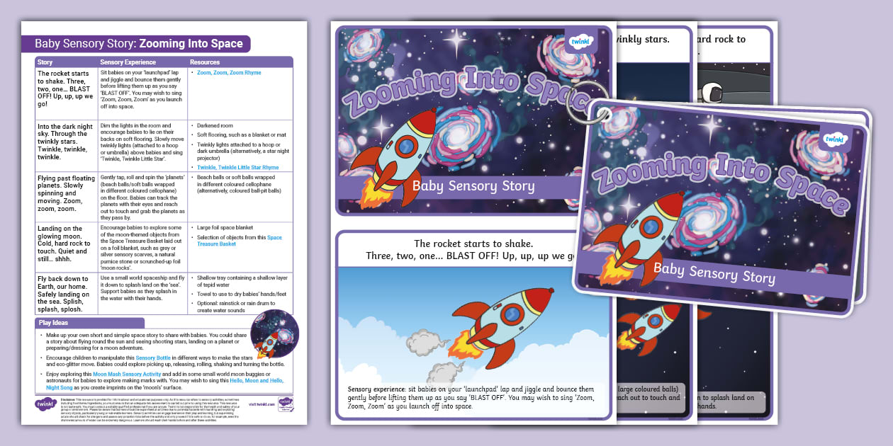 Baby Sensory Story: Zooming Into Space | Twinkl - Twinkl