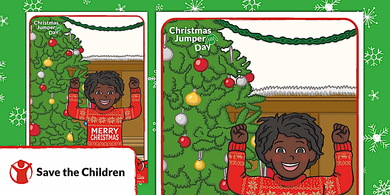 Christmas Jumper Day Poster | Save the Children Resources