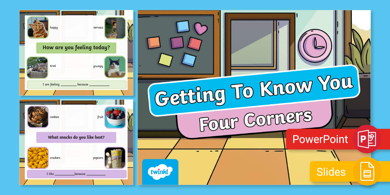 Four Corners ESL Game | ELL | Twinkl USA (teacher made)