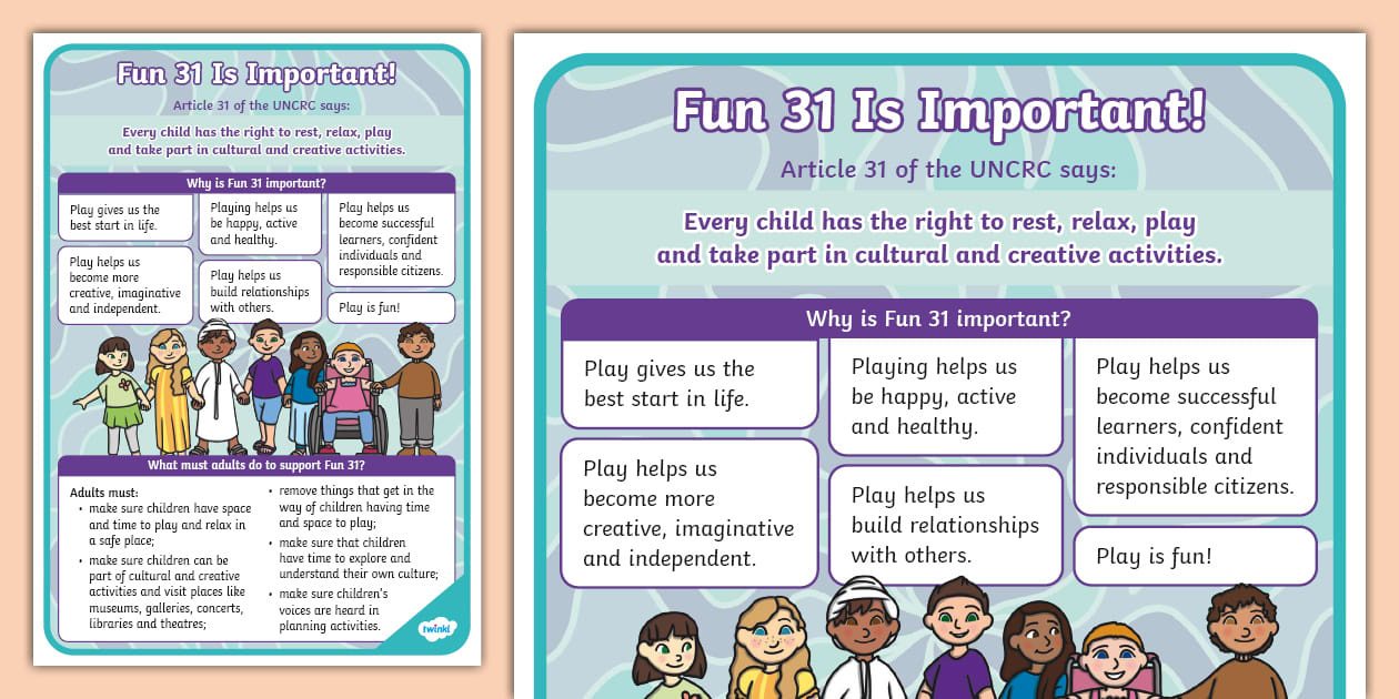 Fun 31 Is Important Poster (Hecho por educadores) - Twinkl