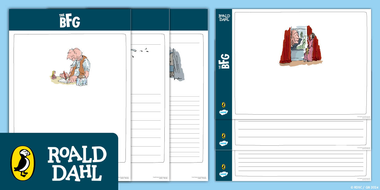 FREE! - ‘The BFG’ Writing Prompts | Roald Dahl | Twinkl Resources