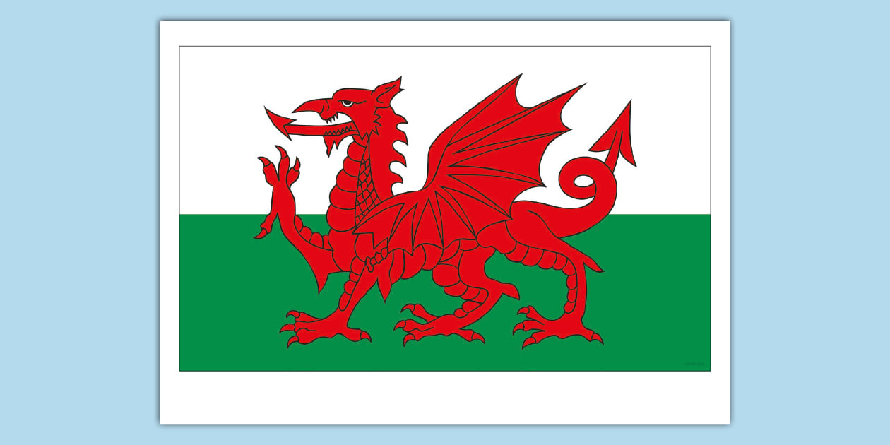 Wales Flag Display Poster - Geography - Twinkl