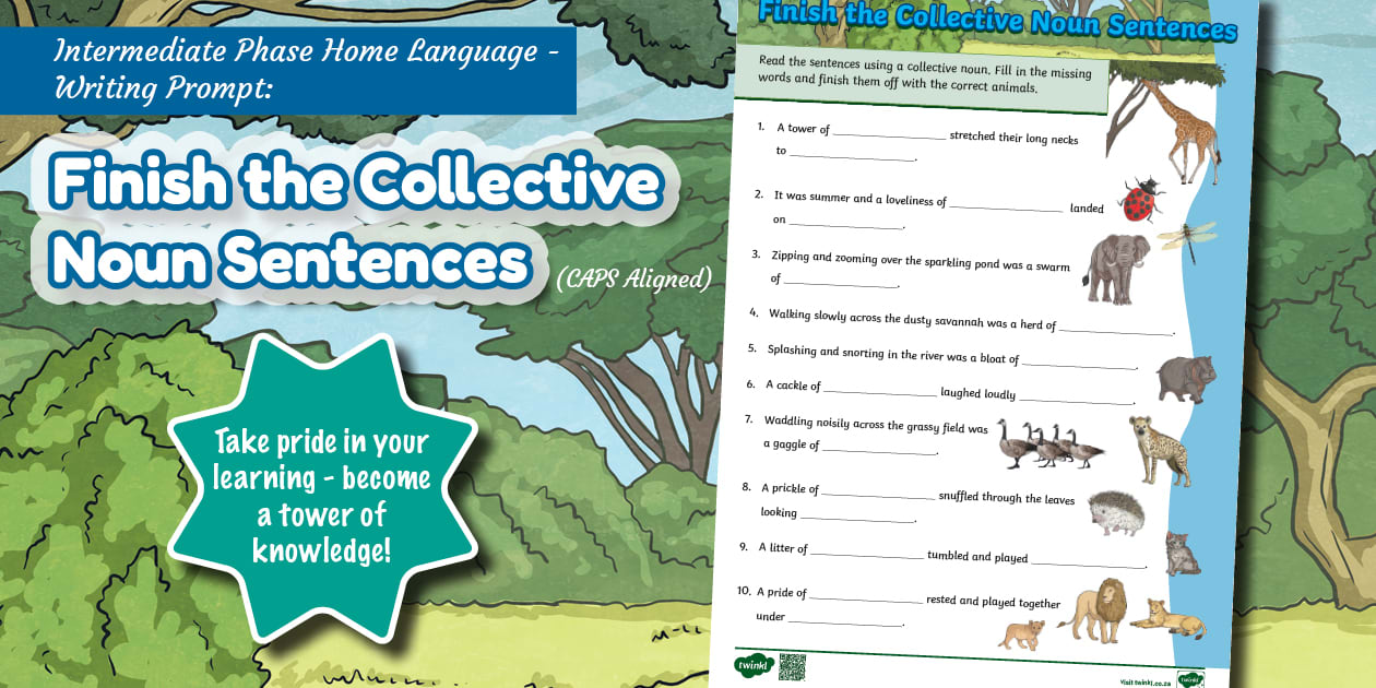 Intermediate Phase Home Language - Writing Prompt: Finish the ...
