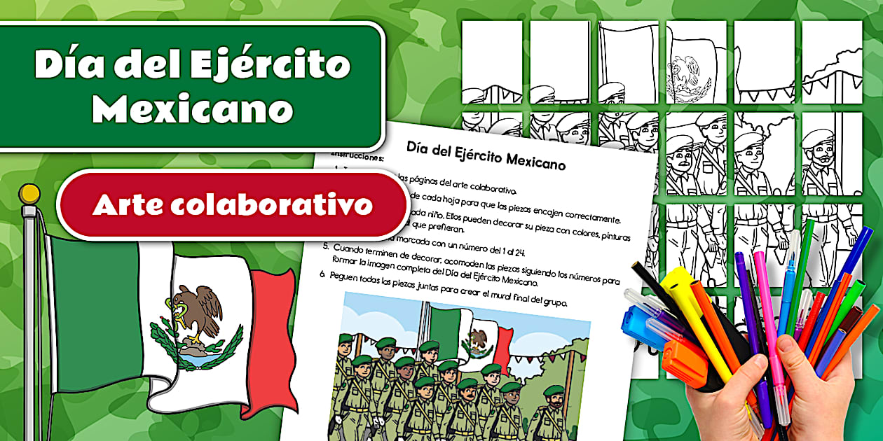 Mural Colaborativo: Ejército Mexicano