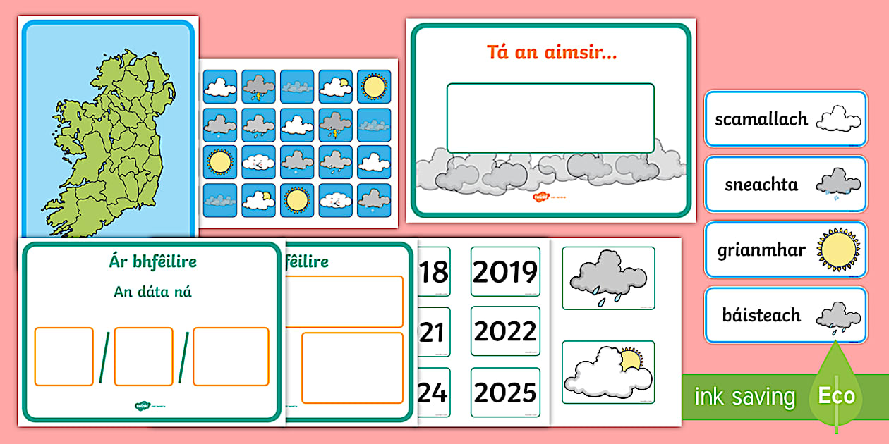 Weather Forecast | Irish Language | Primary Resources