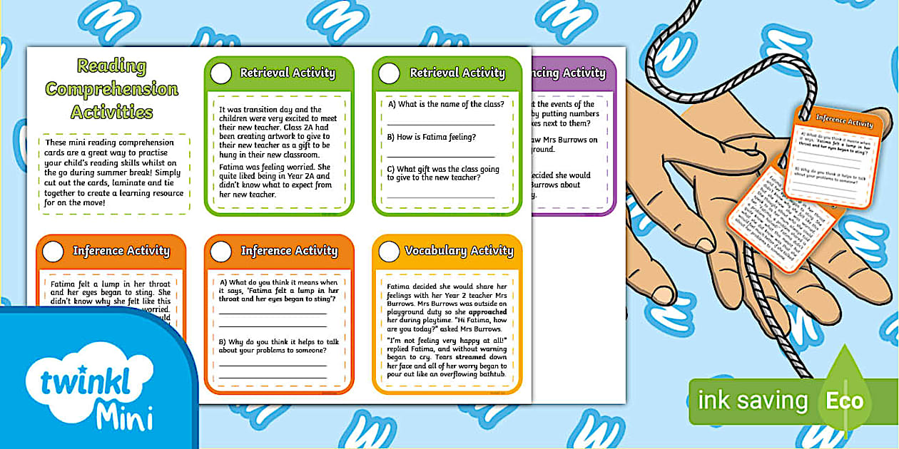 Reading Comprehension Twinkl Mini Cards - Twinkl