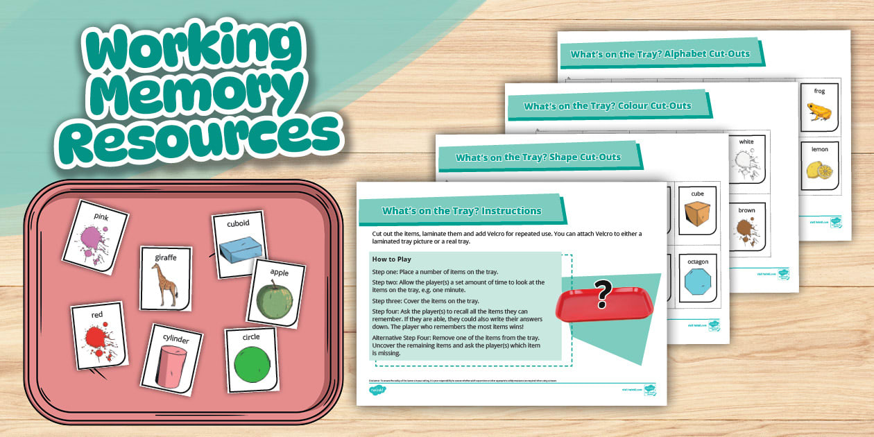 Older Learners: Working Memory Activity Pack