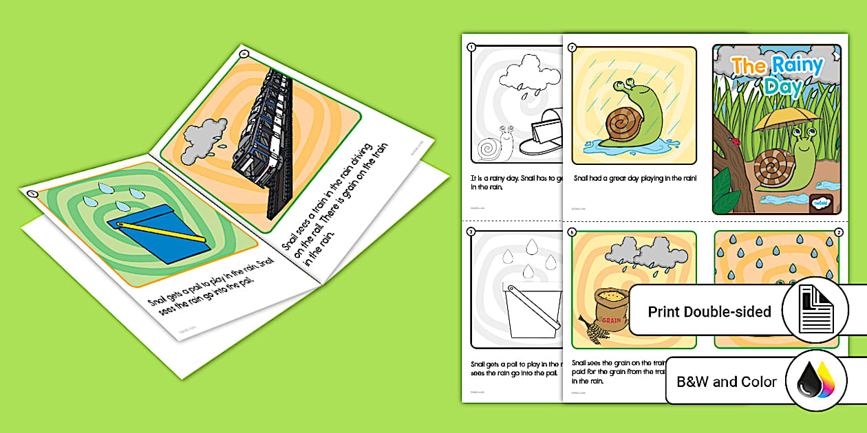 The Rainy Day -ai Vowel Team Decodable Reader for 1st-2nd Grade