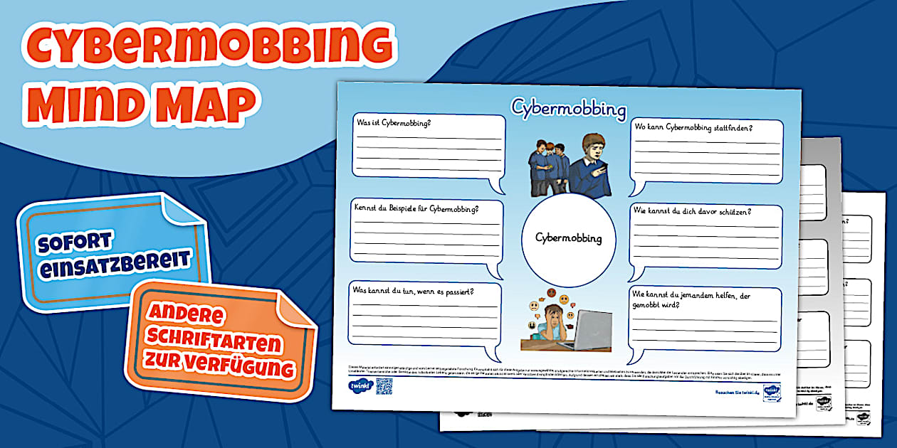 * NEW * Cybermobbing - Mind Map