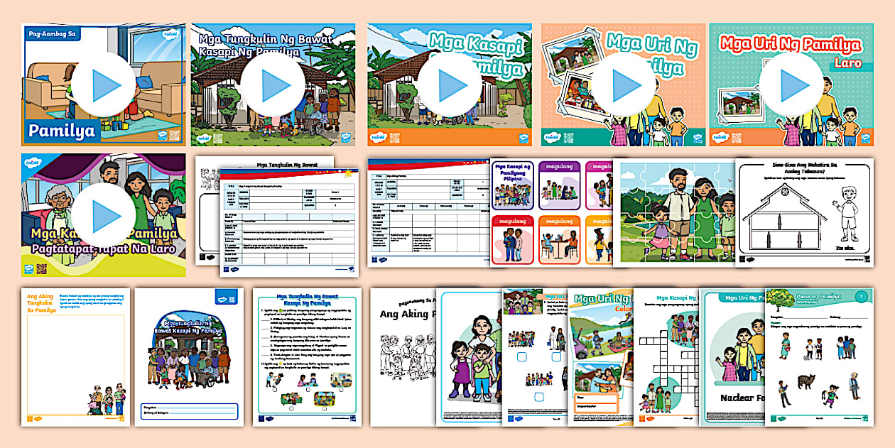 Grade 1 Makabansa Quarter 2: Tayo Bilang Kasapi Ng Pamilya Lesson Pack | Grade