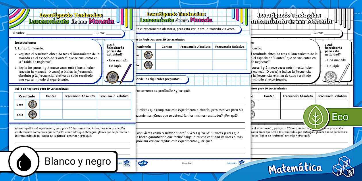 lanzar monedas probabilidad probabilidades tendencias azar
