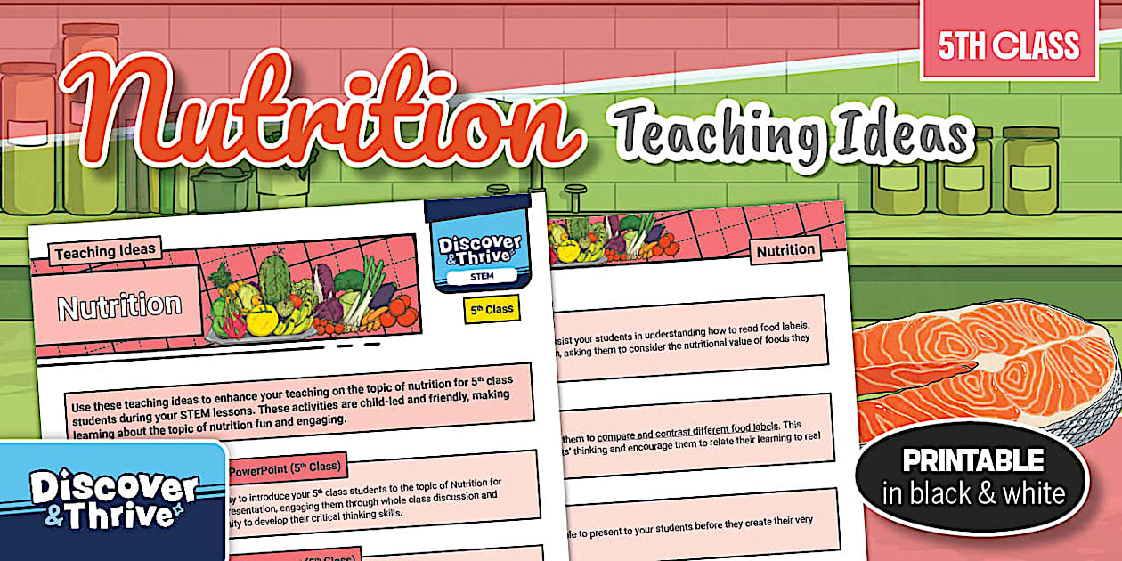 TEM Nutrition Teaching Ideas