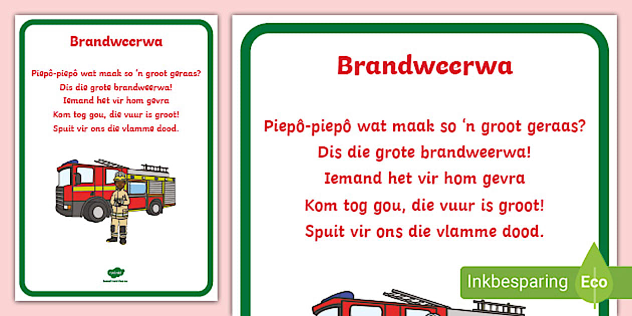 Brandweerwa Rympie Plakkaat