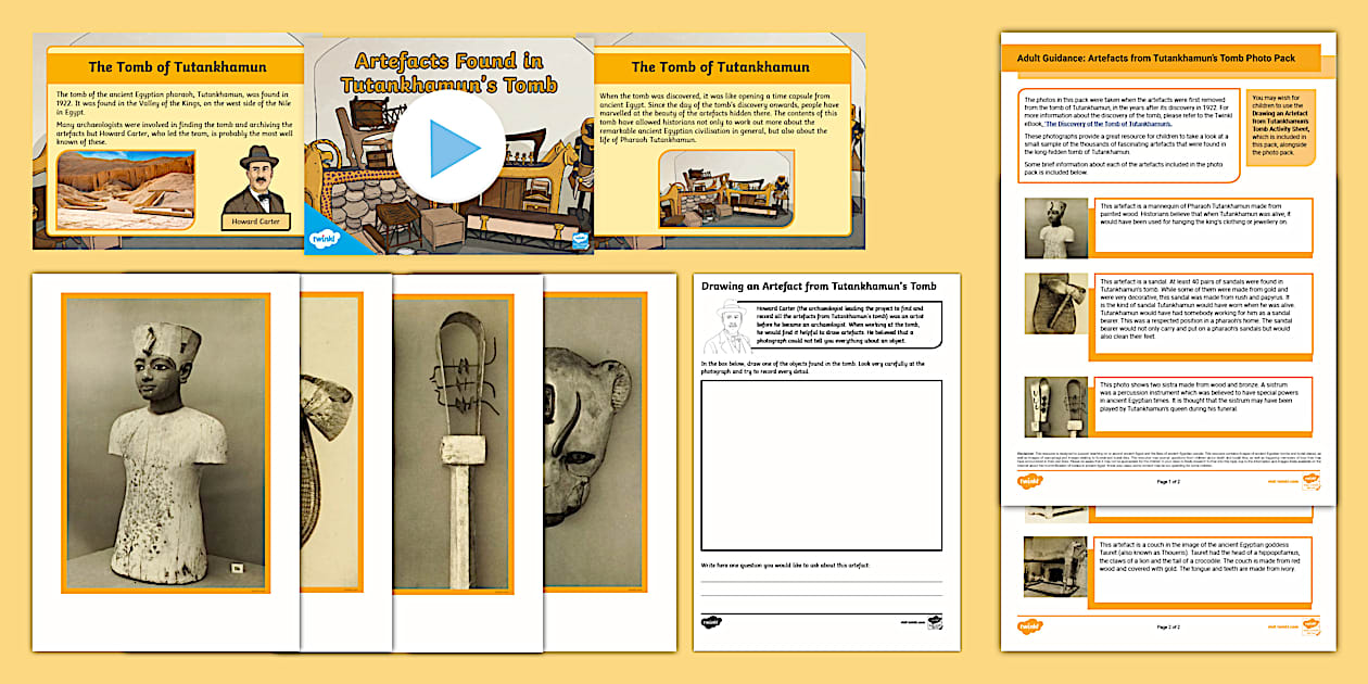 Artefacts found in Tutankhamun's tomb | Tutankhamun treasure