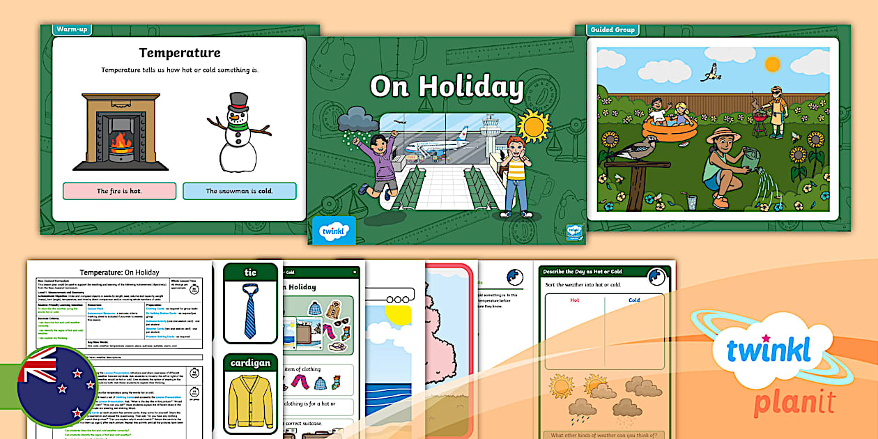 Level 1 Temperature: Describe the Day as Hot or Cold