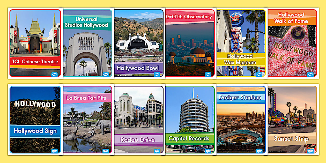 Hollywood Dramatic Play Photo Posters