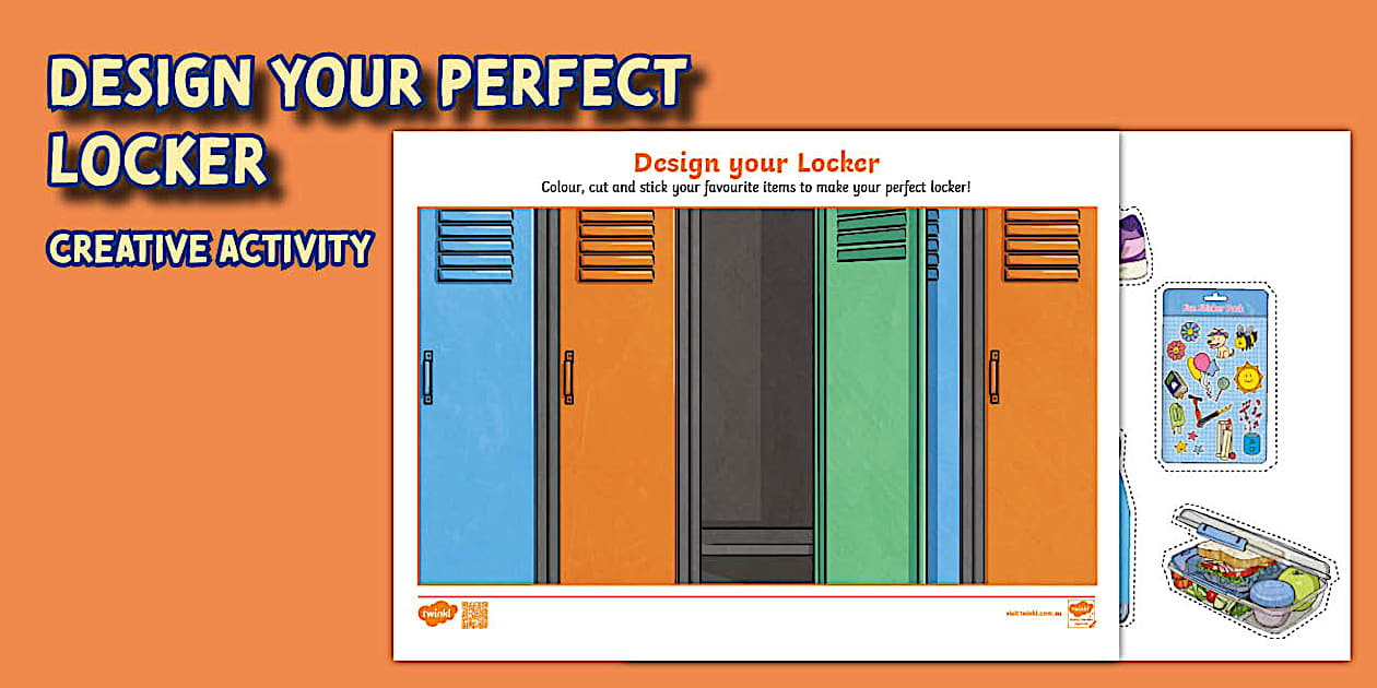 Colour, Cut and Stick: Design Your Perfect Locker