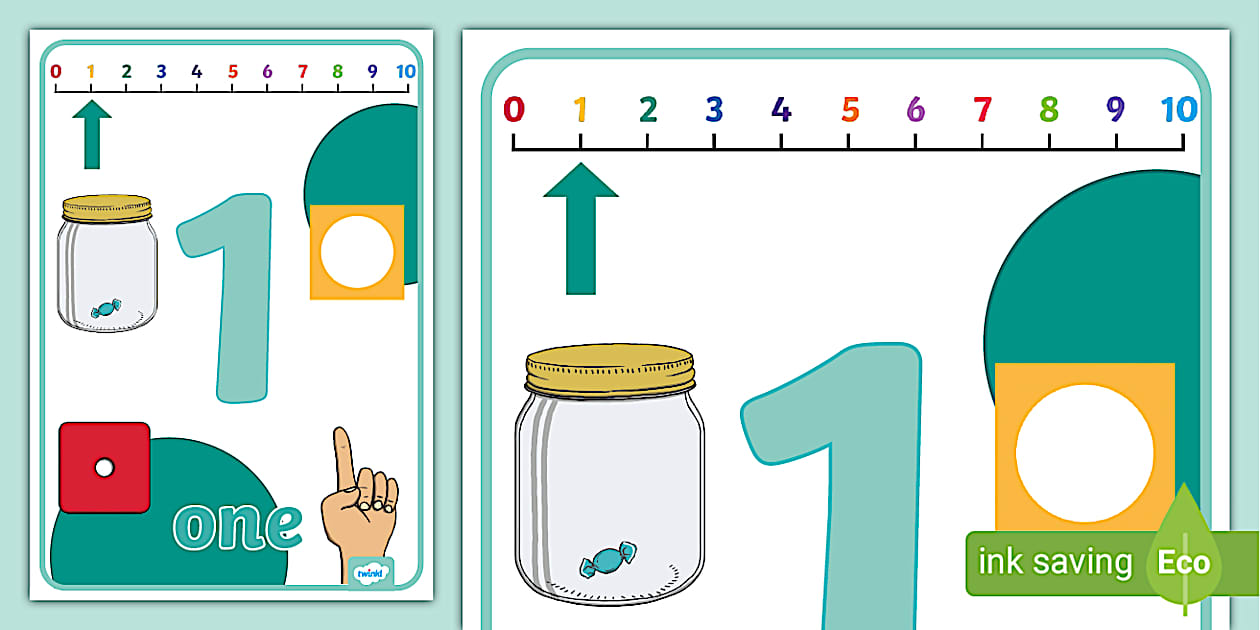 👉 All About Number 1 Display Poster | Twinkl - Twinkl