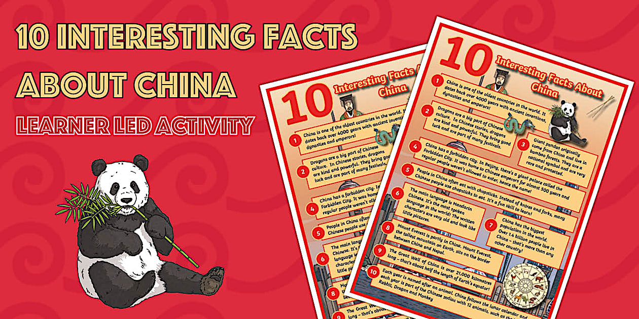 10 Interesting Facts About China Poster