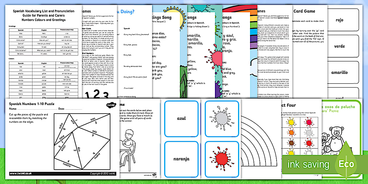 👉 KS1 Summer Fun in the Holidays: Learn Spanish Activity Pack