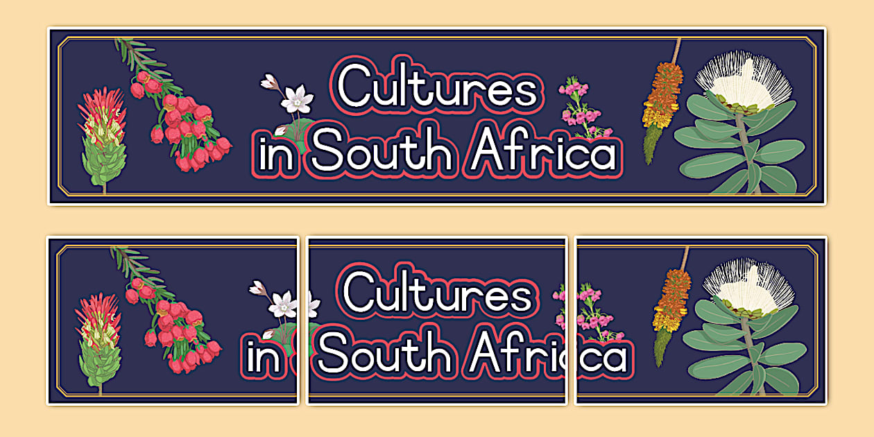 Fynbos-Themed Cultures in South Africa Display Banner