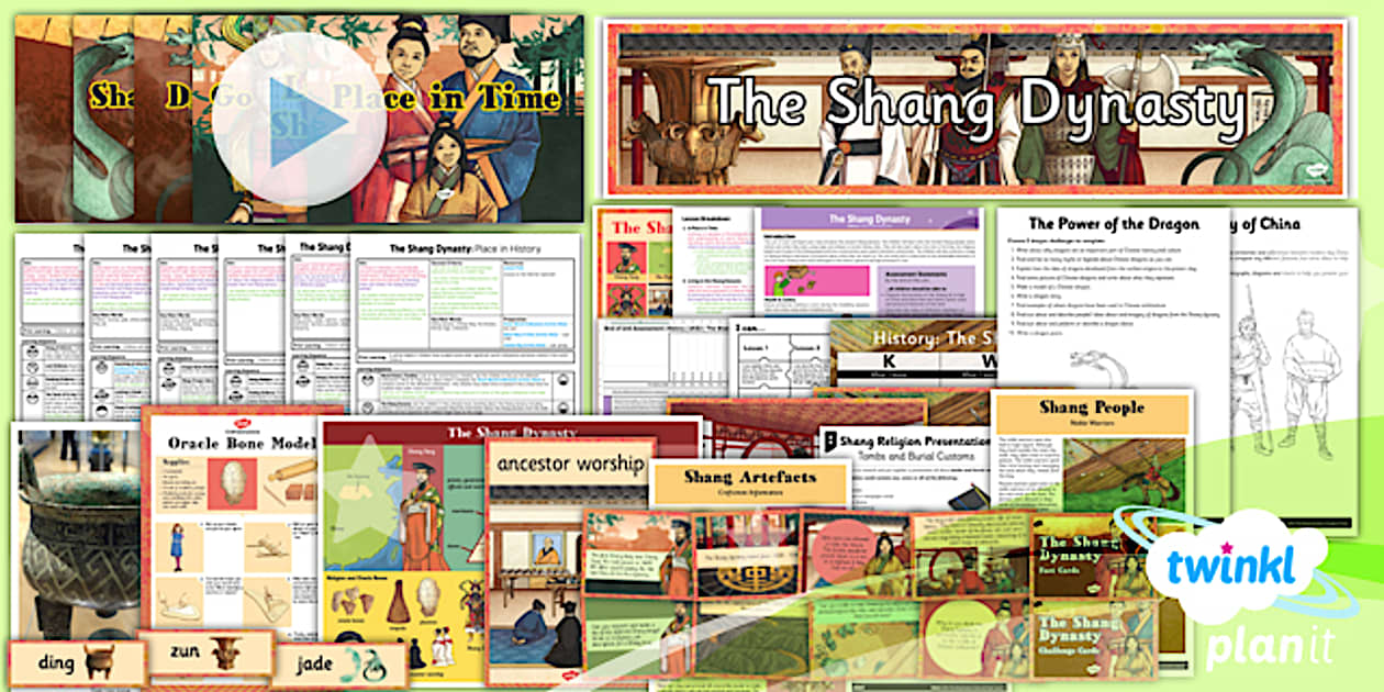 History: The Shang Dynasty UKS2 Unit Pack (teacher made)