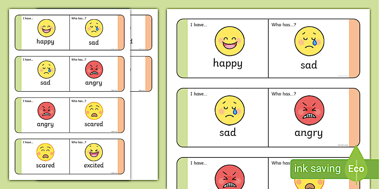 Editable Feelings and Emotions Loop Cards (Lehrer gemacht)