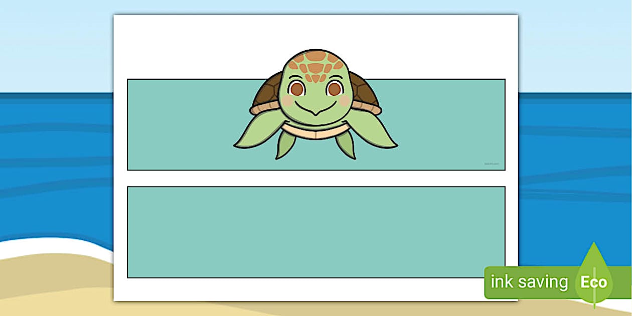 Sea Turtle Role-Play Headband - Twinkl - EYFS (teacher made)
