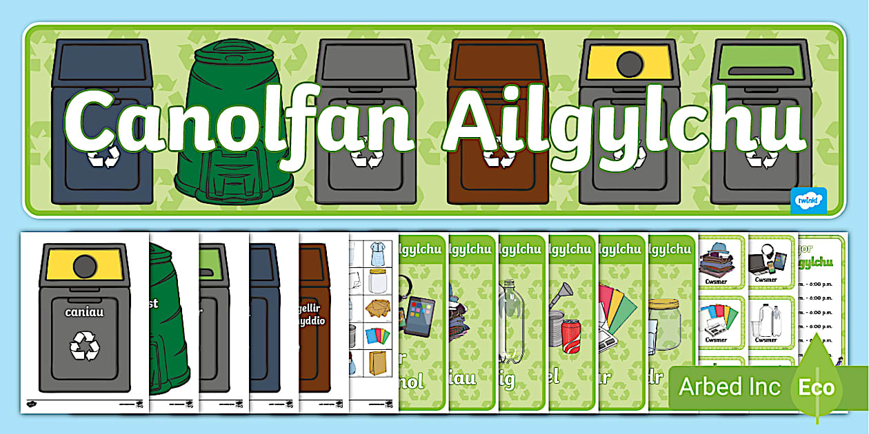 Pecyn Chwarae Rôl Canolfan Ailgylchu (teacher made)