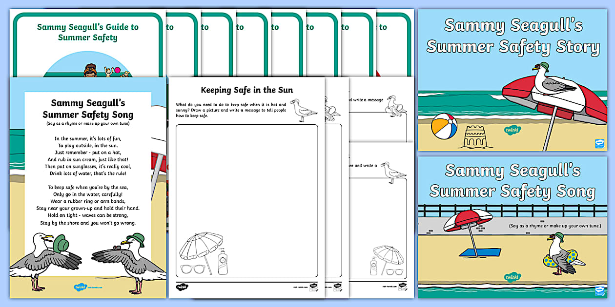 Sammy Seagull's Summer Safety Story Resource Pack