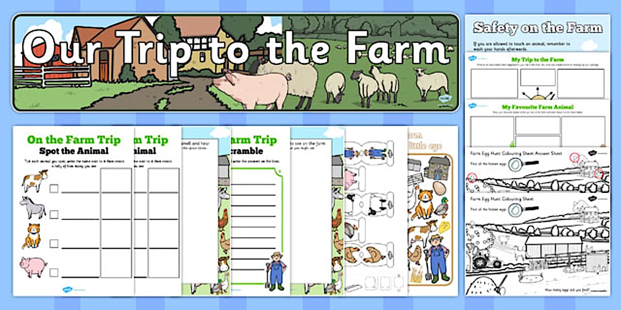 On the Farm School Trip Resource Pack