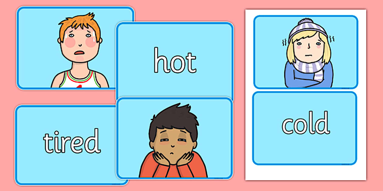 Feelings Matching Cards (Teacher-Made) - Twinkl