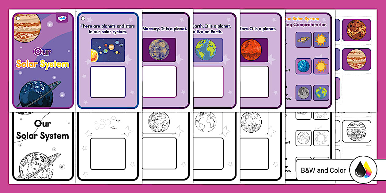 Our Solar System Adapted Reader (teacher made) - Twinkl