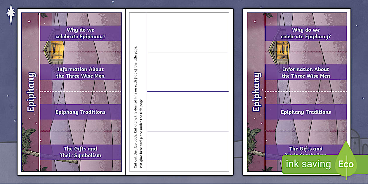 Epiphany Flap Book (teacher made) - Twinkl