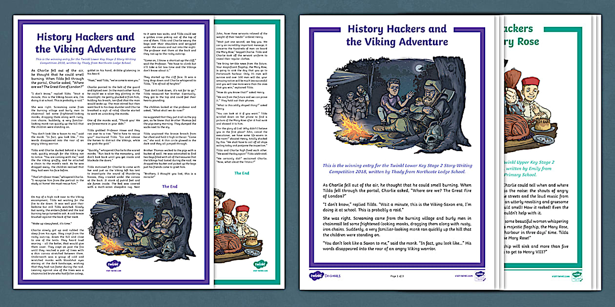 KS2 Story Writing Competition 2018 - Winning Entries